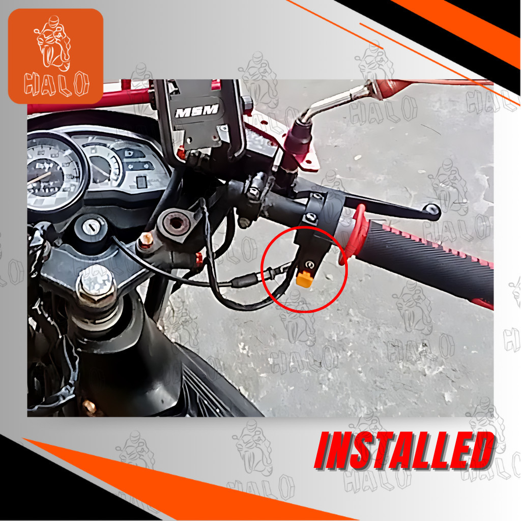[HALO MOTOR] MOTORCYCLE STARTER SWITCH ONLY | Shopee Philippines
