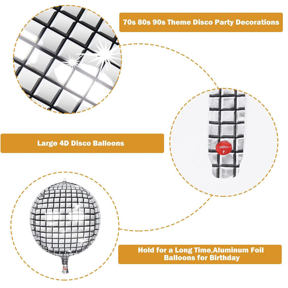 70s Disco Balloons, Disco Balloon set for Easter Valentine's Day ...