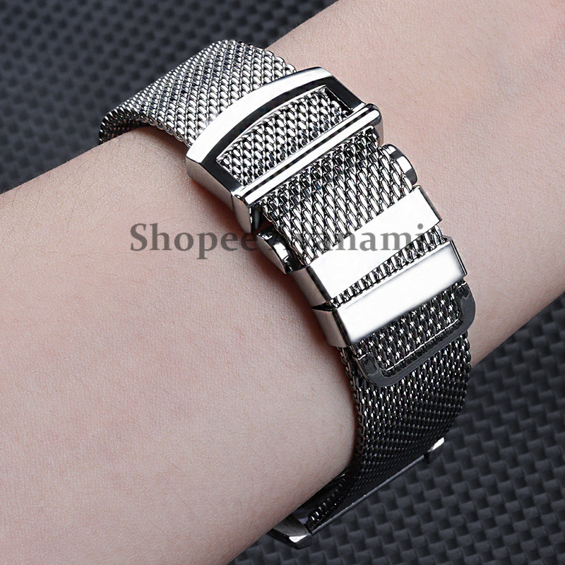 20mm 22mm Premium Stainless Steel Watch Band Universal Bracelet High ...