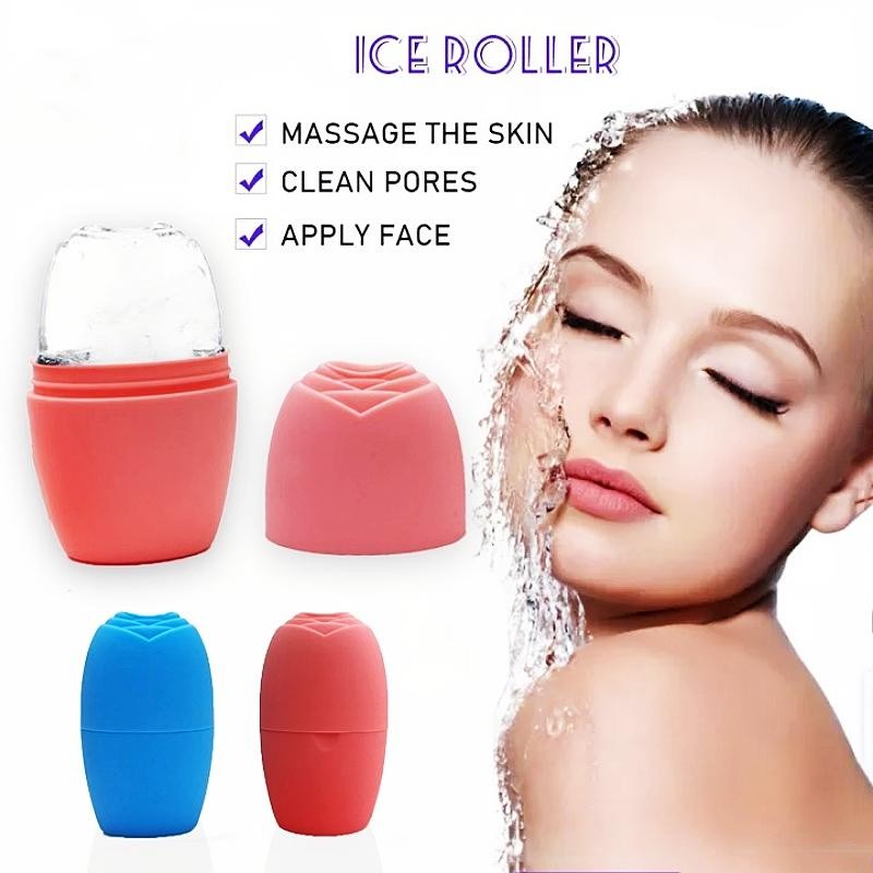 Ice Pack Facial Eye Bag Lift Tighten Collarbone Arm Thigh Ice Roller ...