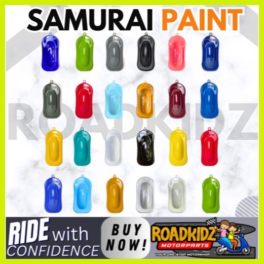 ORIGINAL SAMURAI PAINT - STANDARD COLORS & PRIMER | Shopee Philippines