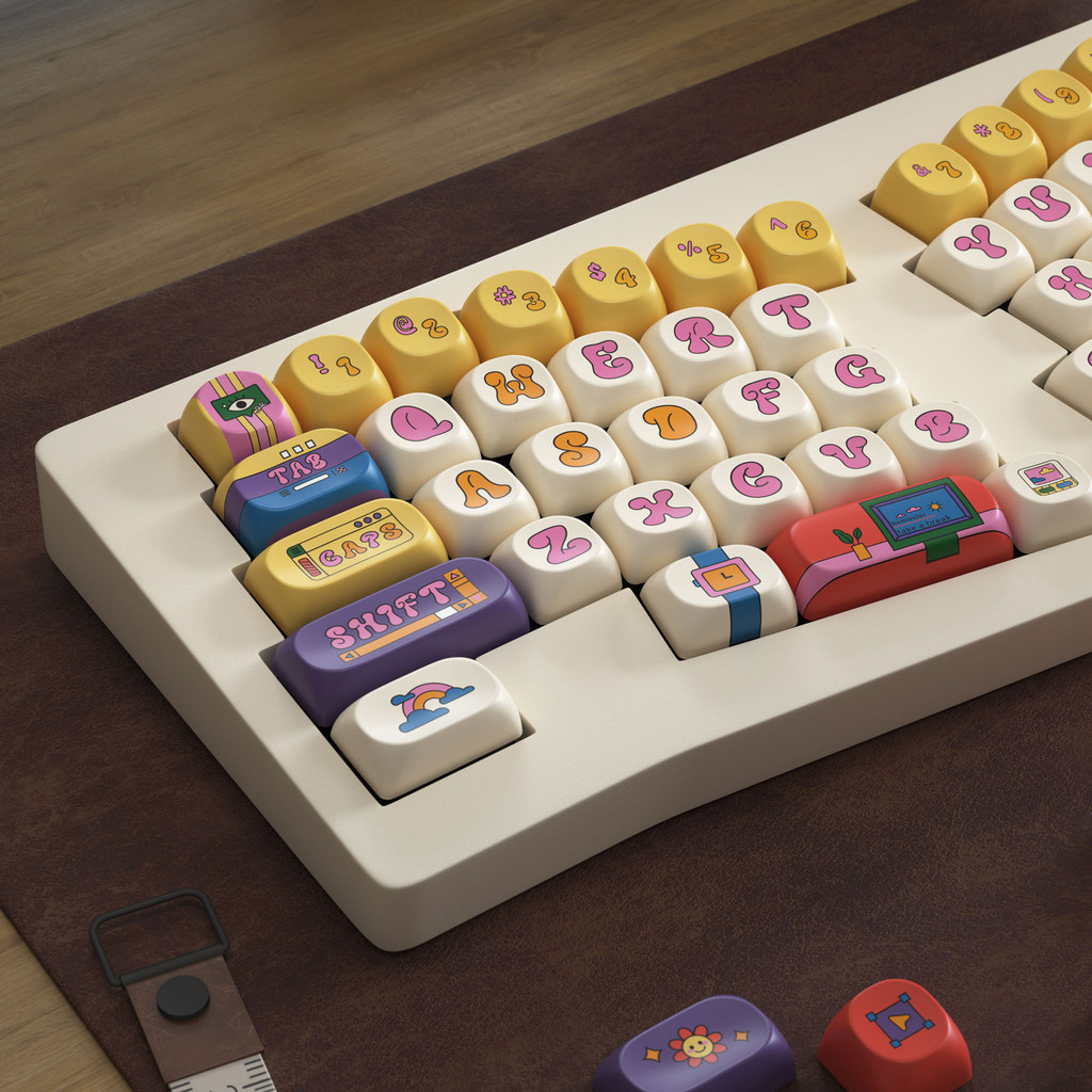 Original American Retro Keycaps SOA-like Highly Five-sided Sublimation ...
