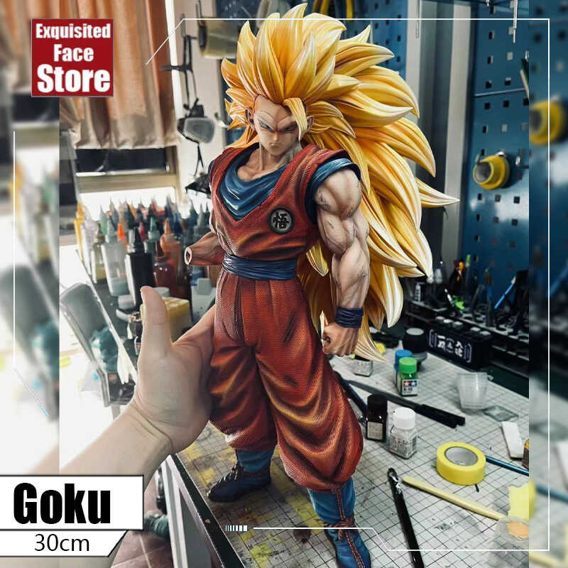0Cm Dragon Ball Z Super Saiyan 3 Son Goku Ssj3 PVC Action Figure GK ...