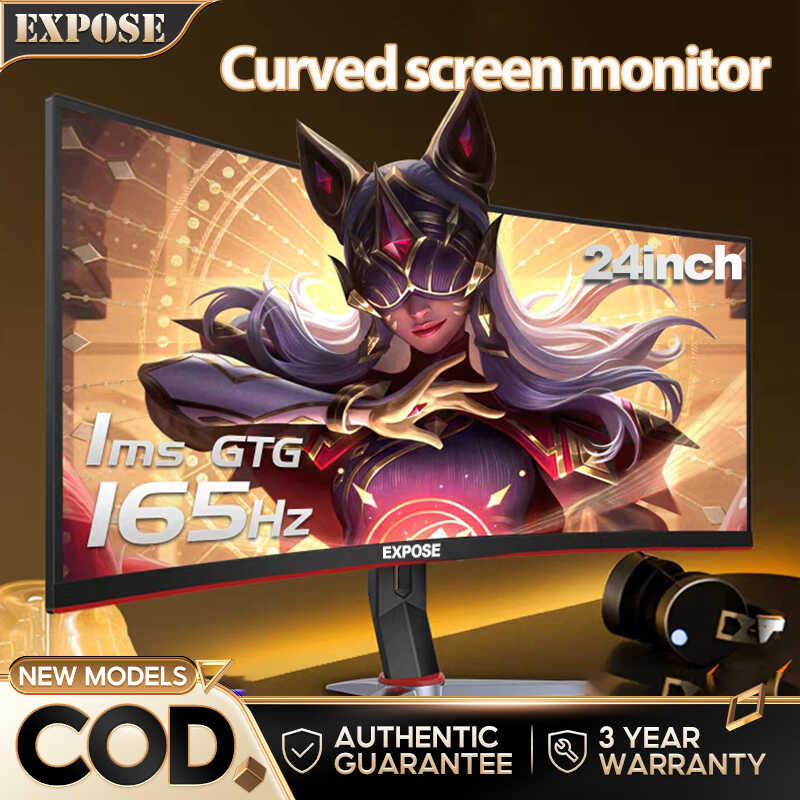 24/27 EXPOSE Inch Pc Monitor 75Hz/165Hz Curved Monitor 4K 144Hz IPS ...