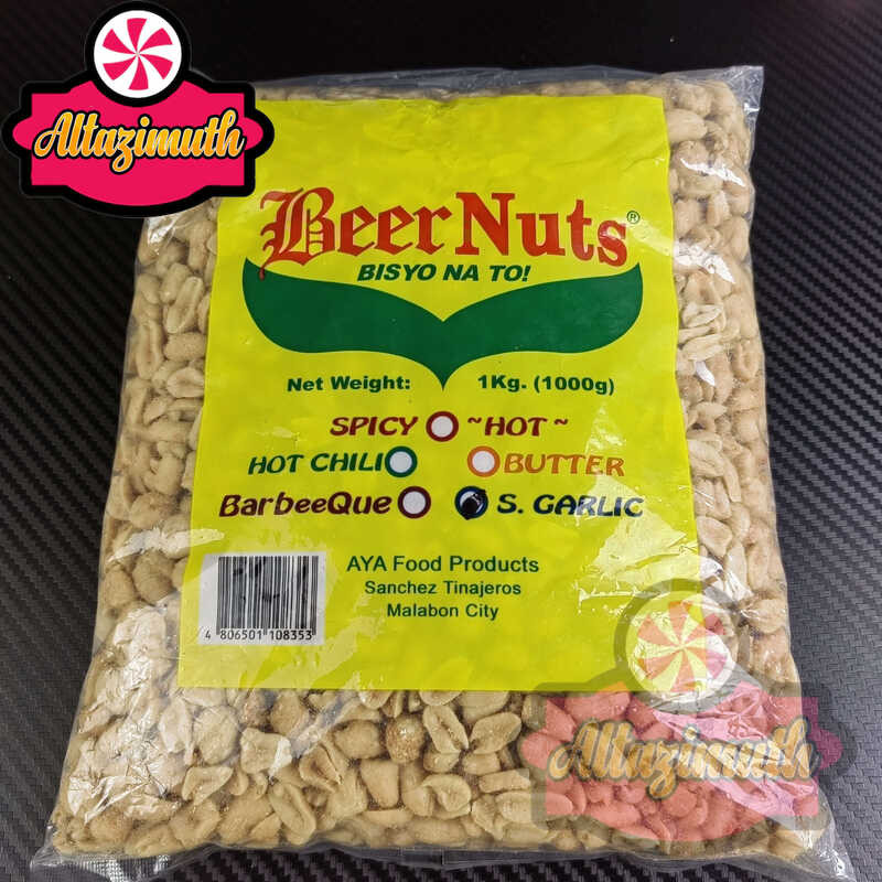 In vogue Beer Adobo Mani Kutkutin Beernuts Nuts Crackers 1Kg Spicy ...