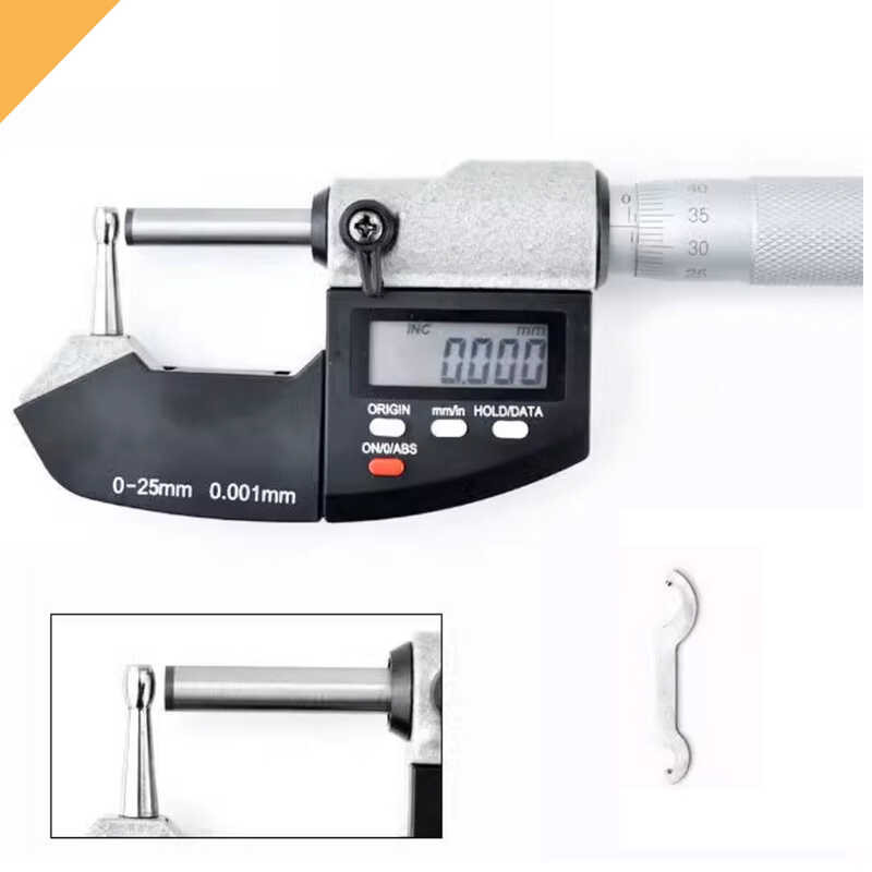 0-25Mm Digital Display Outer Diameter Micrometer Large LCD Screen Wall ...