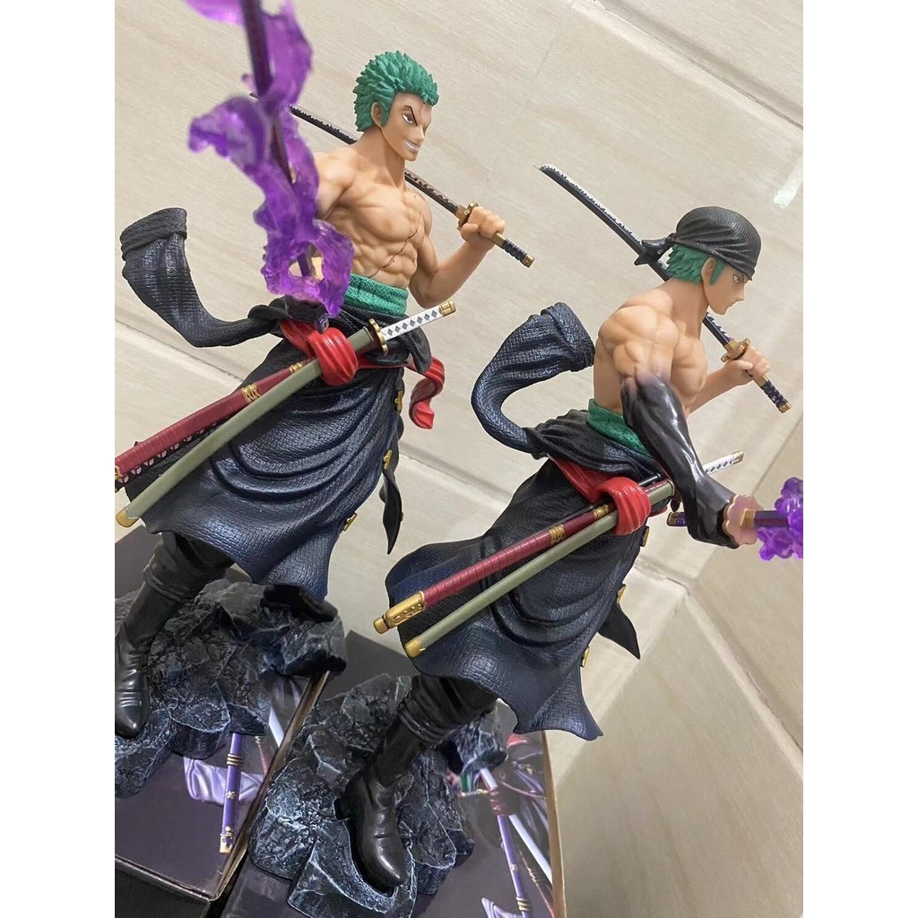 One ♪ Piece Anime Figures Roronoa Zoro Standing Figurine PVC 32Cm ...