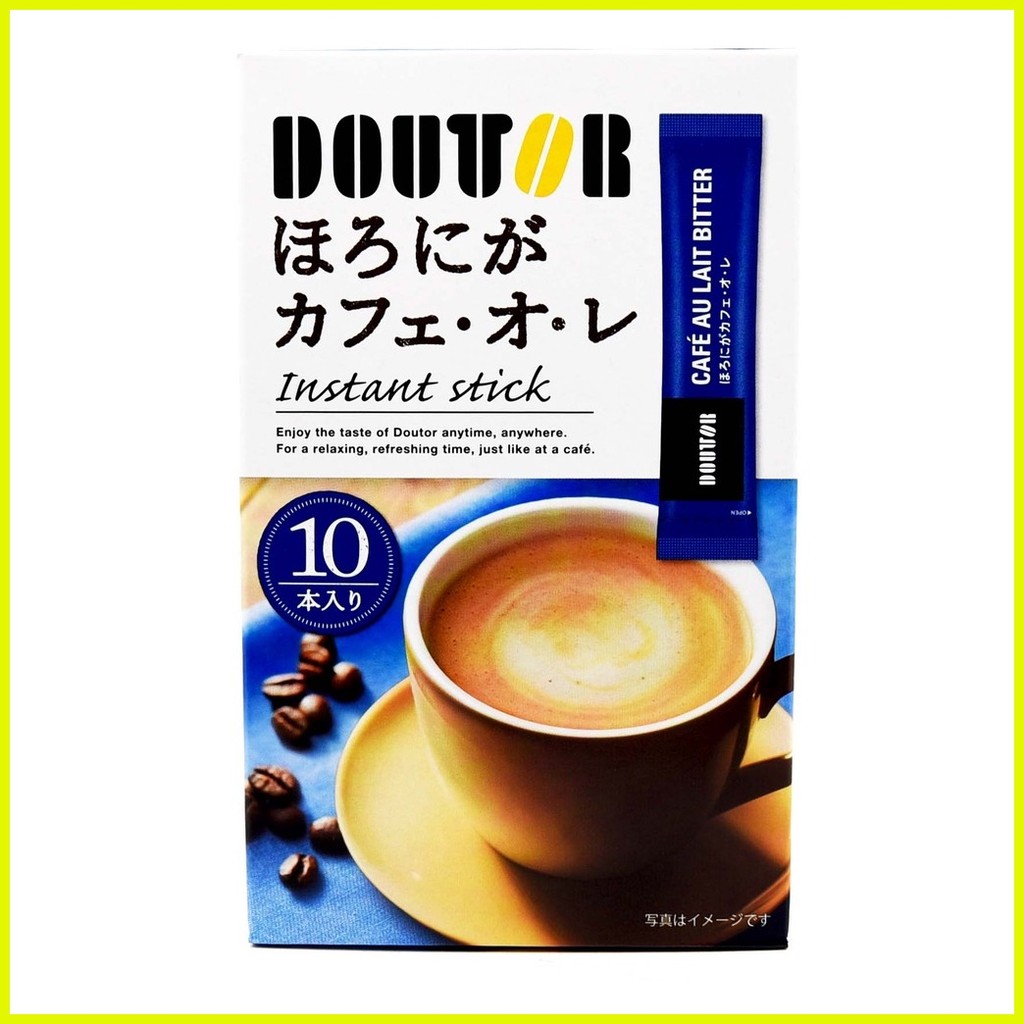DOUTOR JAPAN Instant Stick Cafe Au Lait (10's per box) 100% Authentic ...