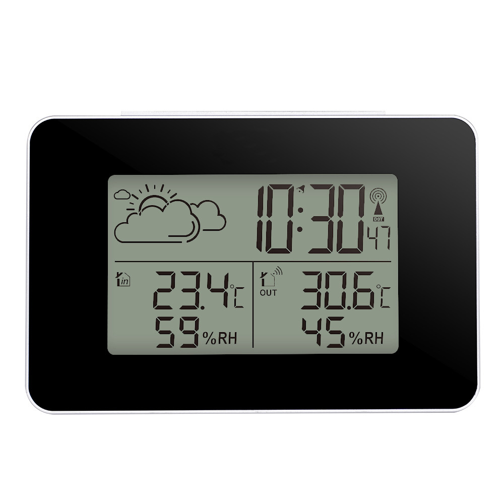 Fanju Fj3364 Ec LED Digital Clock Temperature Humidity Meter Wireless ...