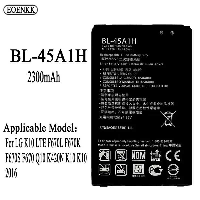 Bl-45A1h Battery For LG K10 2016 F670l F670k F670 S K420n LTE Q10 K420 ...