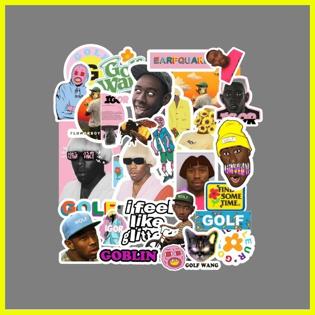 Tyler The Creator - Sticker Pack Waterproof Laminated | Shopee Philippines