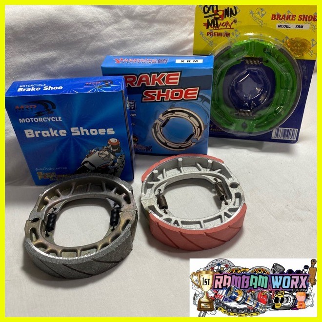 Brake shoe for Xrm,Wave,GD110,Rusi 110,Motorstar 125 (front & rear ...