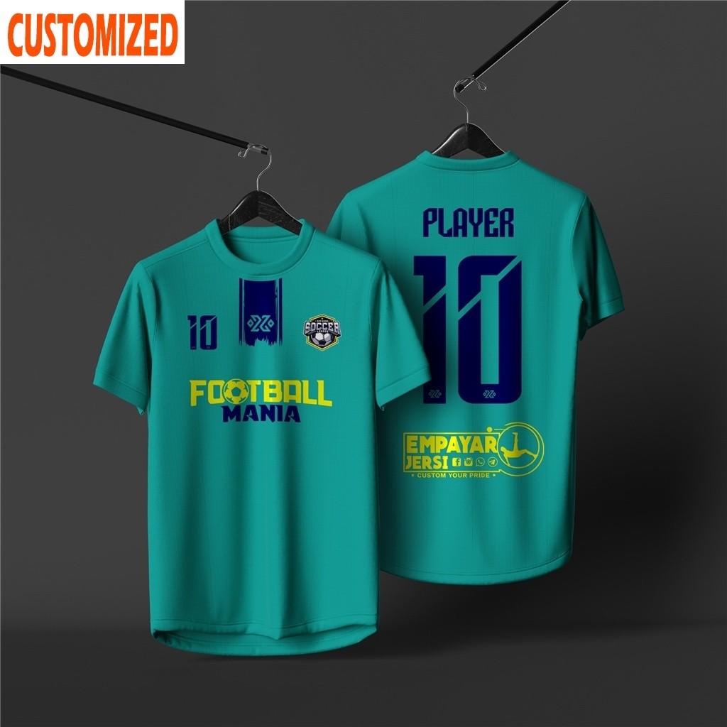 2024 New Jersey Custom Name Futsal Football Jersey Malaysia Team ...