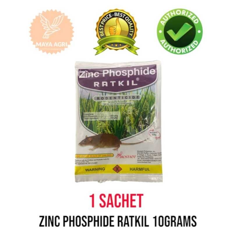 Ratkil Zinc Phosphide Rodenticide Rat Poison 1Sachet | Shopee Philippines