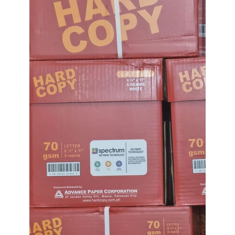 Hard Copy Bond Paper 70GSM ( SOLD per box OF 5REAMS) | Shopee Philippines
