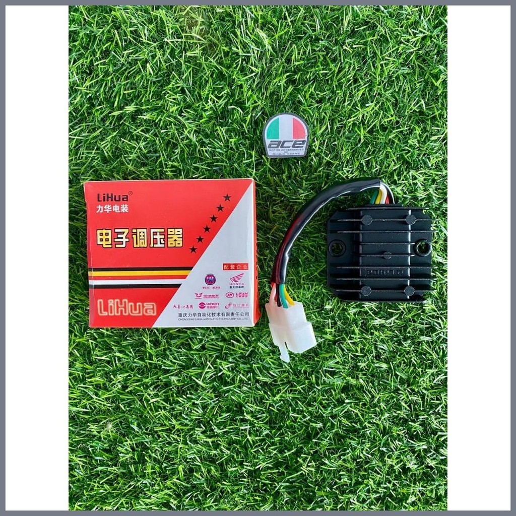 Original LIHUA Fullwave Rectifier Regulator 5pin GY6 for Motorcycle ...