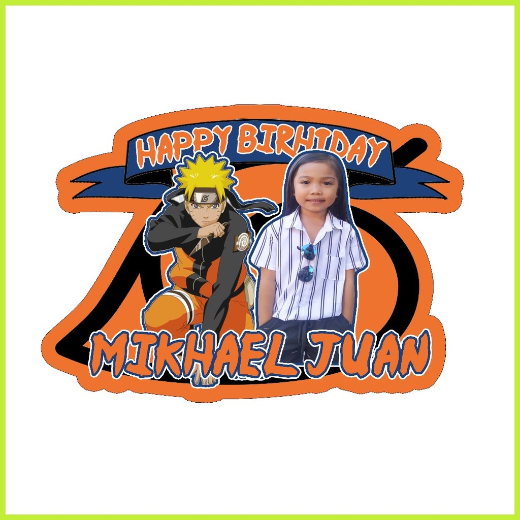 § Customized Naruto Cake topper | Shopee Philippines