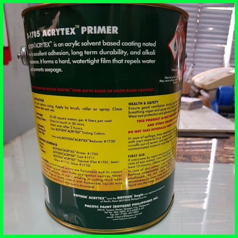 B-1705 BOYSEN ACRYTEX PRIMER | Shopee Philippines