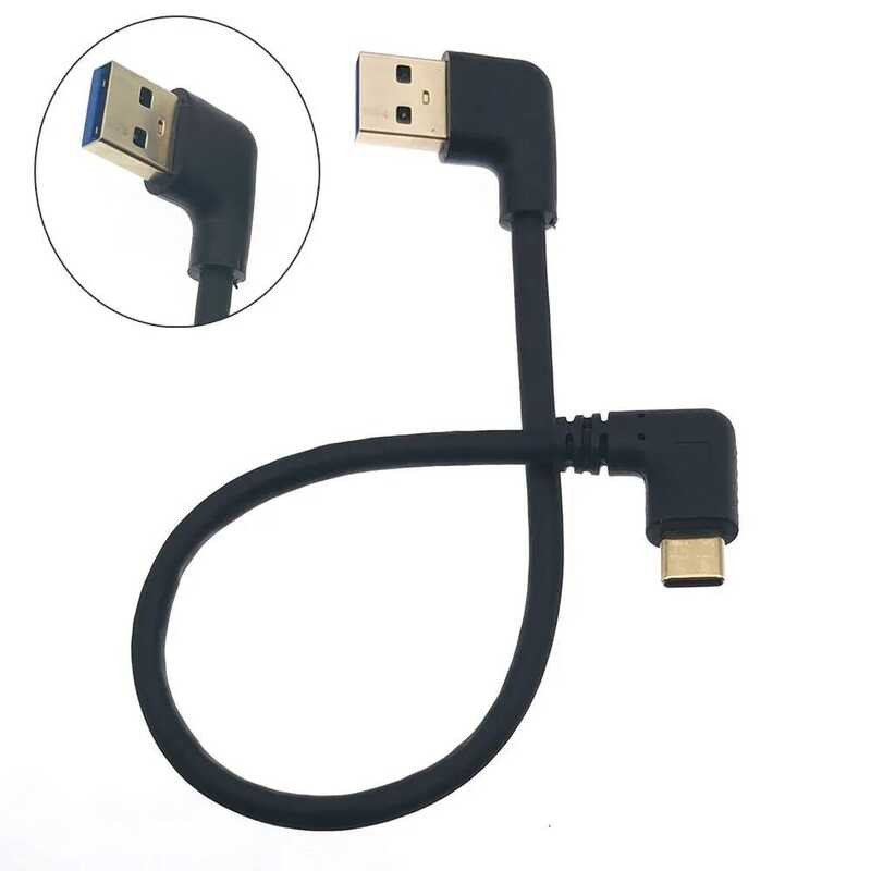 794 3.0 A USB Type C 90 Degree Left Right Angle To Male Connector ...