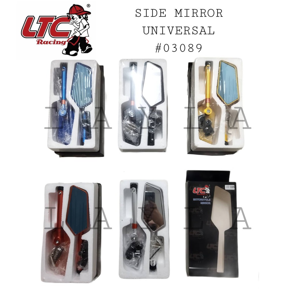 LTC SIDE MIRROR UNIVERSAL FULL COLOR #3089 | Shopee Philippines
