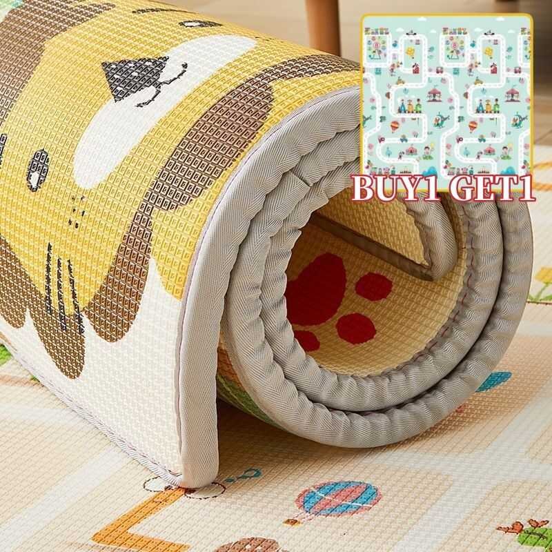 Buy1 GET 1 Big Size Single-Sided Family Size Kids Playmat Baby Crawling ...