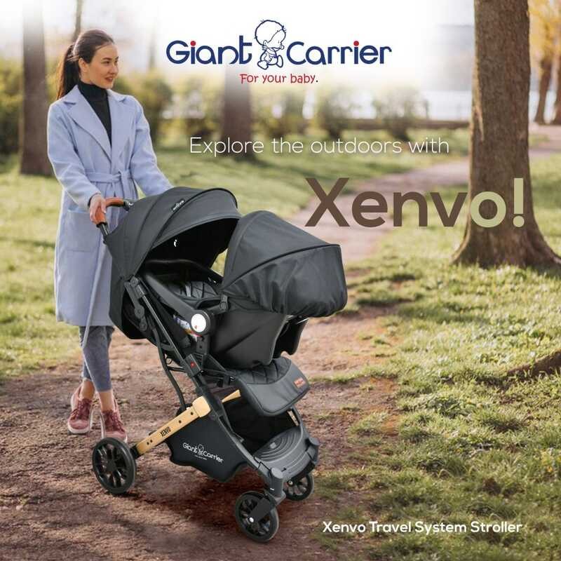 Giant Carrier Xenvo 2‑In‑1 Stroller & Infant Car Seat – Lightweight ...
