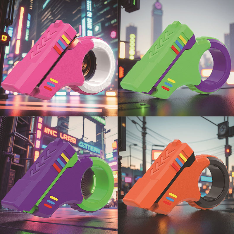 Finger Sliders Fidget Stress Relief Toys Ring Fingertip Textured ...