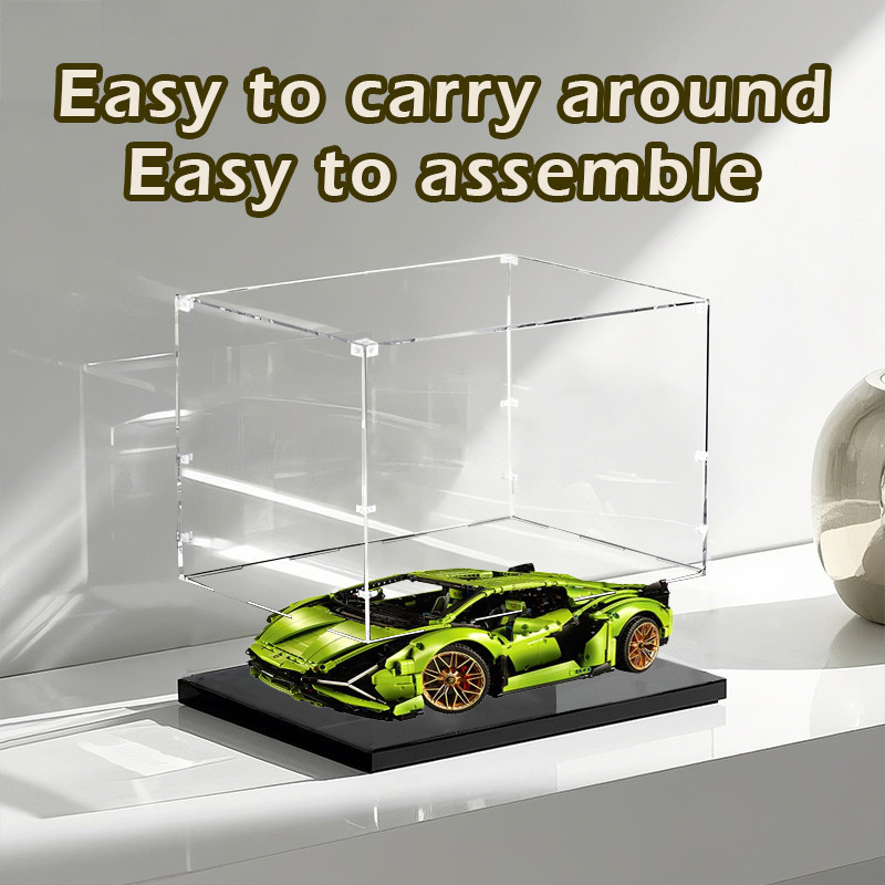 Lego 75979 Harry Potter Heideway Transparent Display Box Popmart Labubu ...