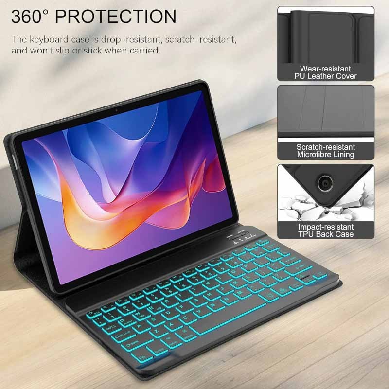 Keyboard Case for Infinix Xpad 20 2025 11inch Wireless Backlit Keyboard ...