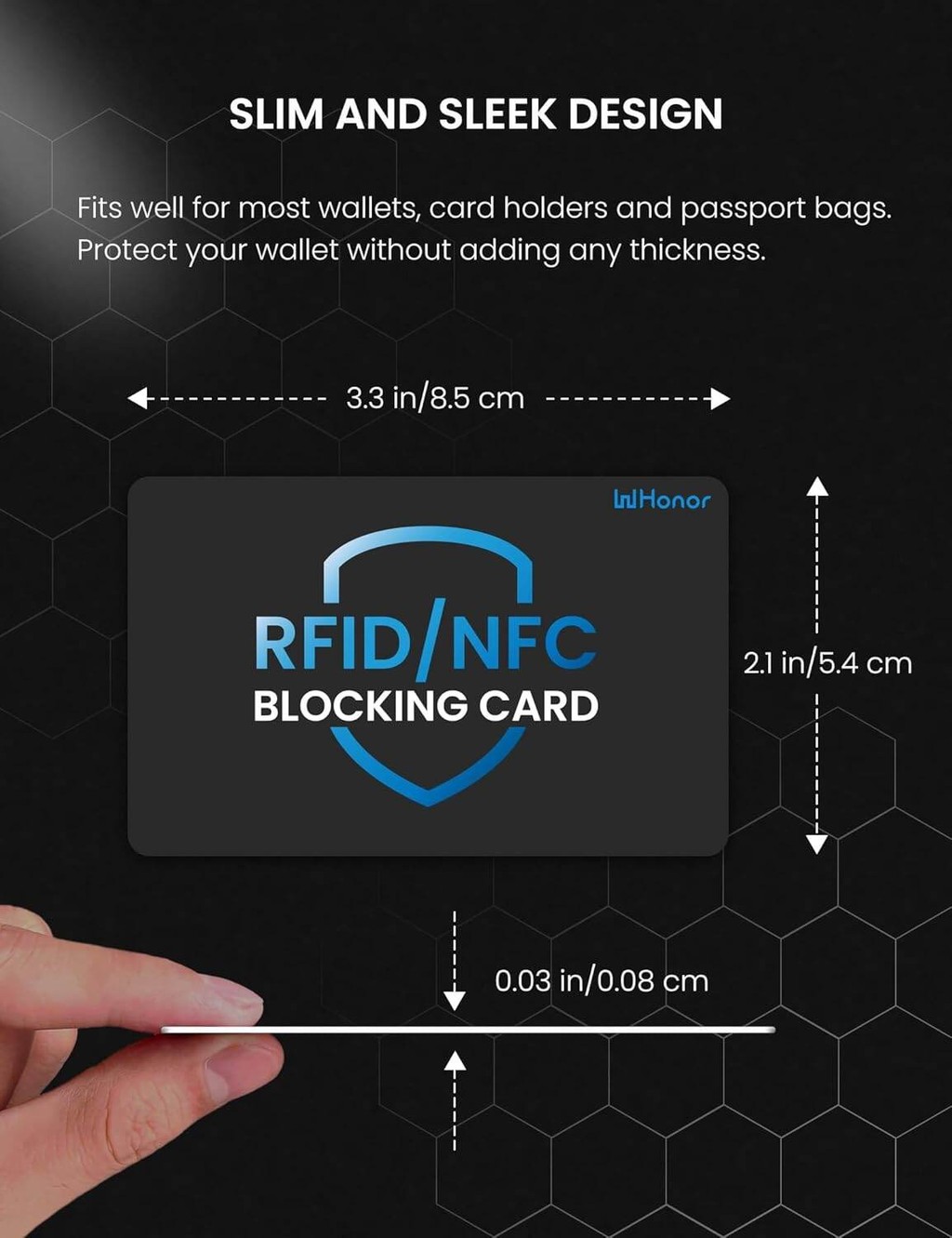RFID Blocking Card 6 Pack, Bank Debit Credit Card Protector, Anti-Theft ...