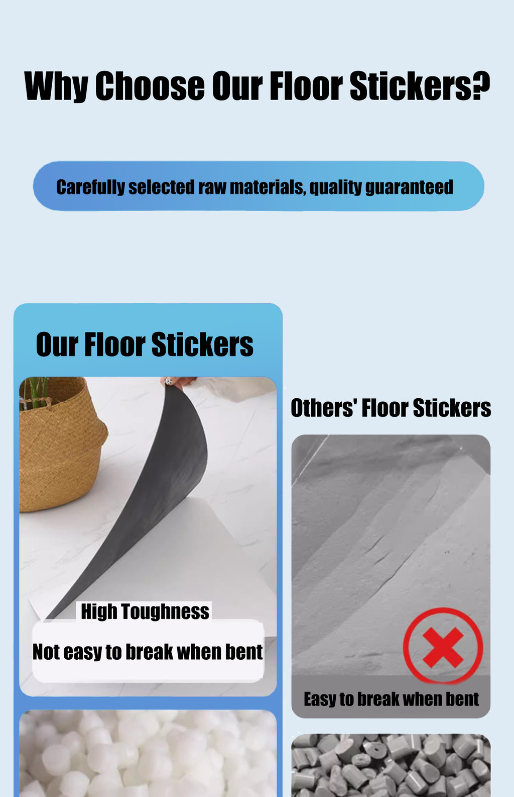 91X15Cm Vinyl Floor Stickers Self-Adhesive PVC Wood Tiles For Flooring ...