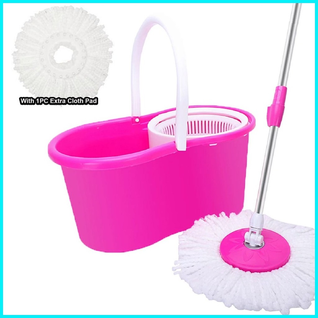 Mop With Spinner and Bucket Magic Spin Tornado Mop 360 Easy Rotating ...