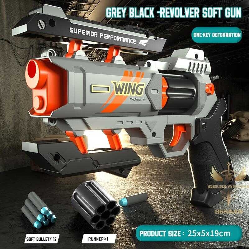 NERF Blaster For Boys - Automatic Toygun With Ejecting Pellets And ...