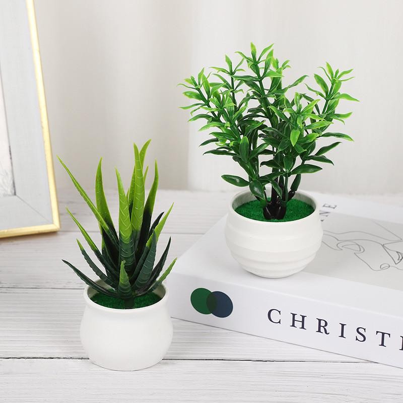 Mini Artificial Potted Flower – Plastic Simulation Flower for Home or ...