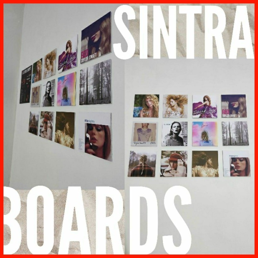 ♈ ∳ Taylor Swift Inspired Album Covers Wall Decor Sintra Board Set ...