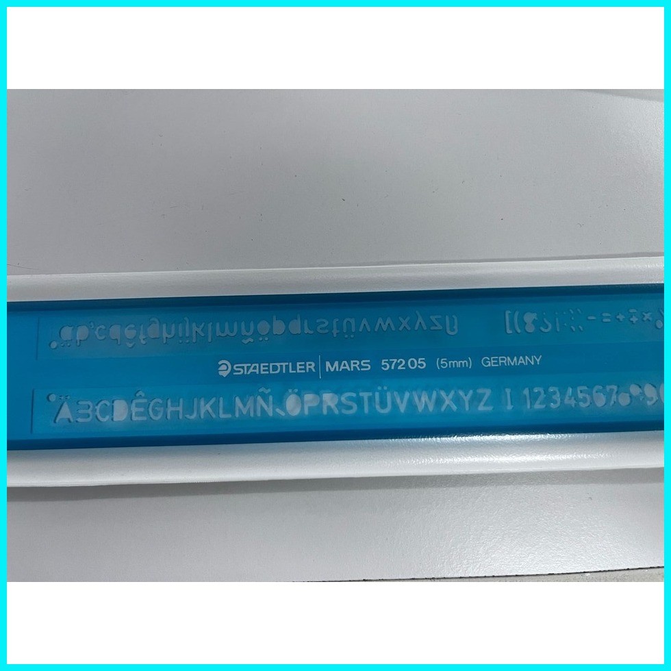 Staedtler Mars Isoscript Lettering Guide Vintage Made in Germany ...