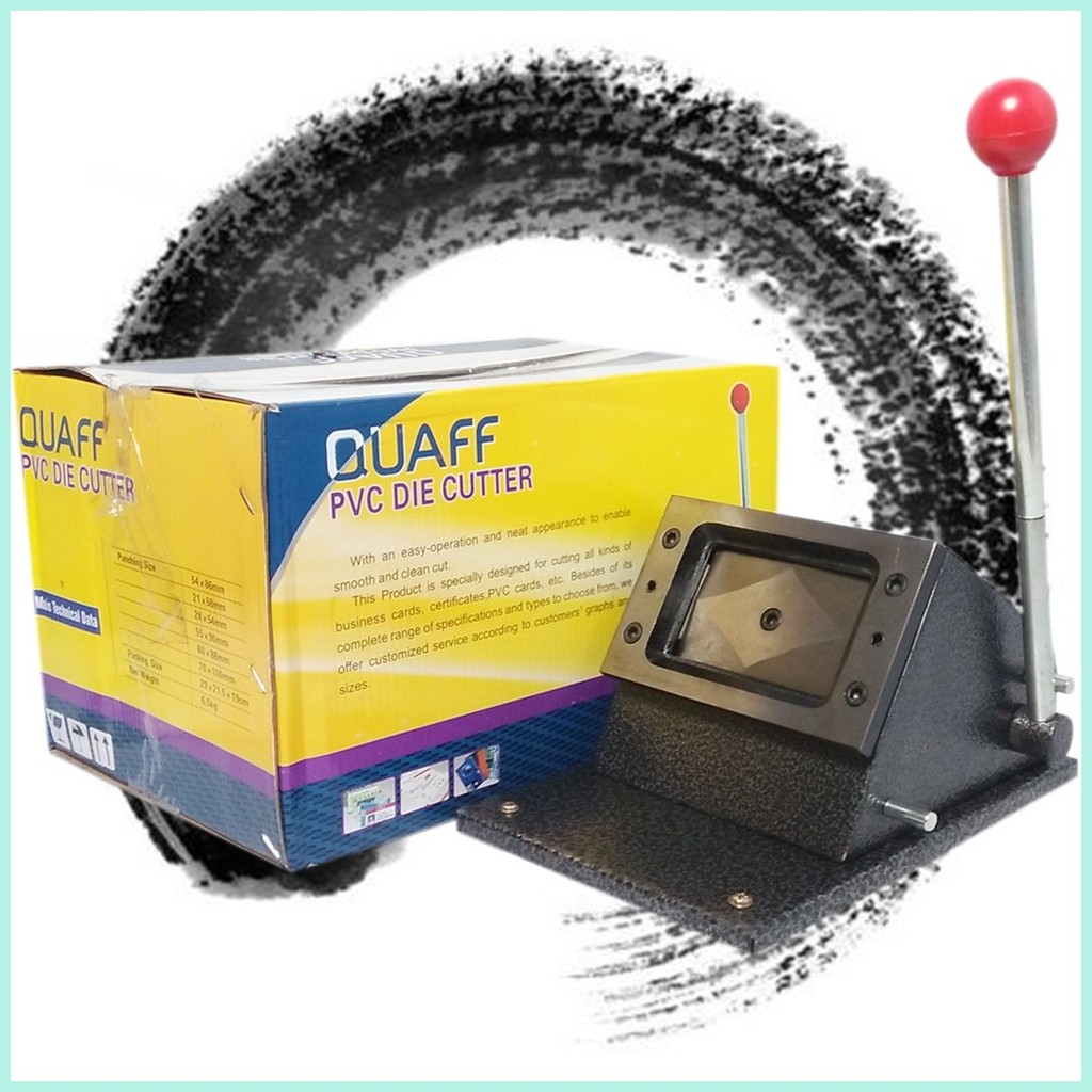 PVC Card Die Cutter (86×54MM) ID Size QUAFF Brand | Shopee Philippines