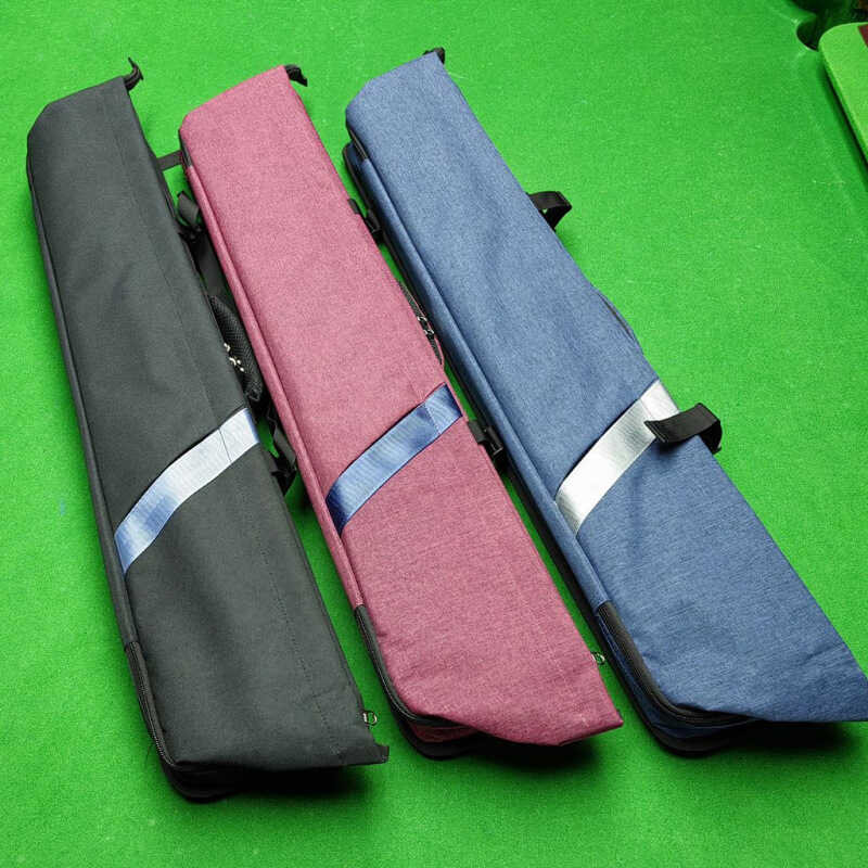 Billiard Big Head Cue Bag Soft Bag 7 Holes Nine Cue Bag Big Pocket Soft ...