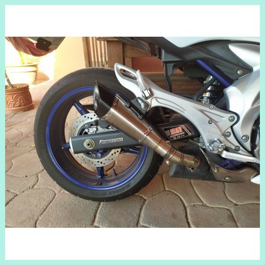 Yoshimura R11 Double-outlet Muffler 38-51mm Inlet Universal Moto ...