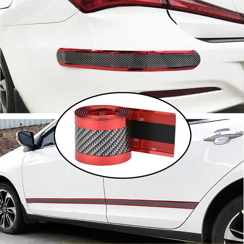 Anti 1Mx5cm Scratch Strip Sticker Adhesive Carbon Fiber Tape Para Sa ...