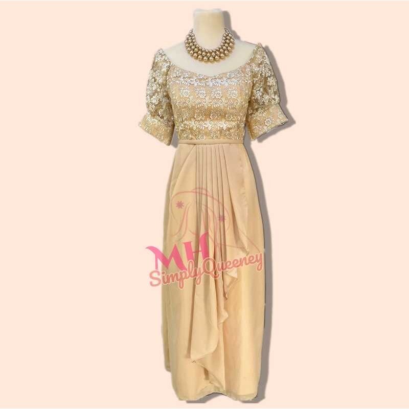 Mocha MY DIANAH Elegante Kababaihang damit para sa Pagpapakasal Ina ...