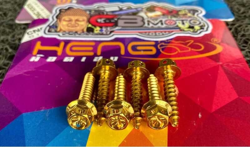 COD CB Moto: HENG AIRBOX AIR FILTER BOLT 6Pcs PARA GEAR GRAVIS / MIO ...