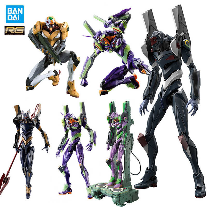 RG EVA Bandai All Types Neon Genesis Evangelion 00 01 02 08 06 Assembly ...