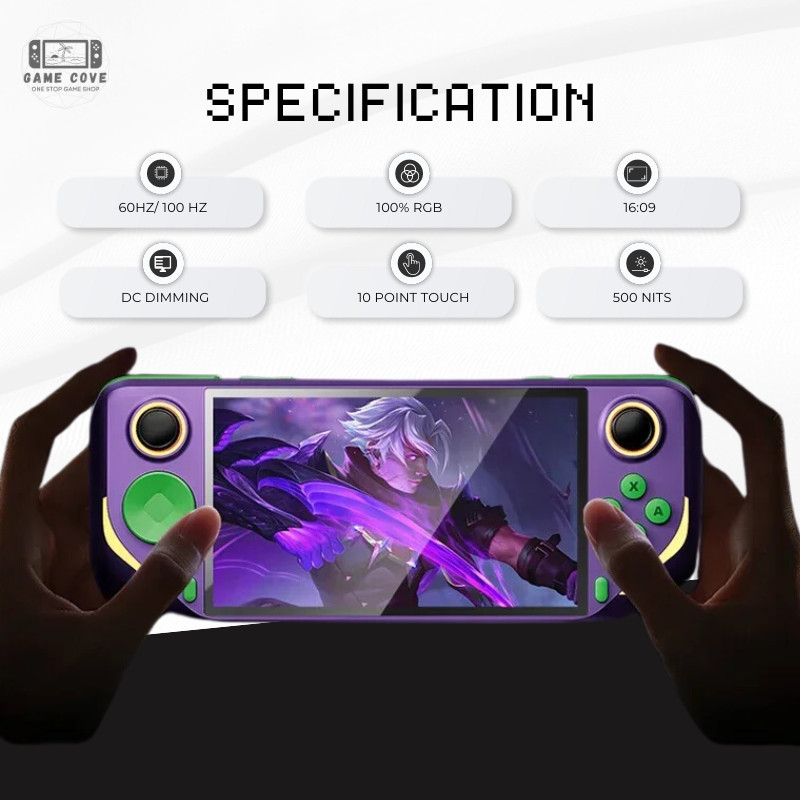 GAMEMT E6 Plus Handheld Game Console || 5 Inch IPS Screen Portable ...