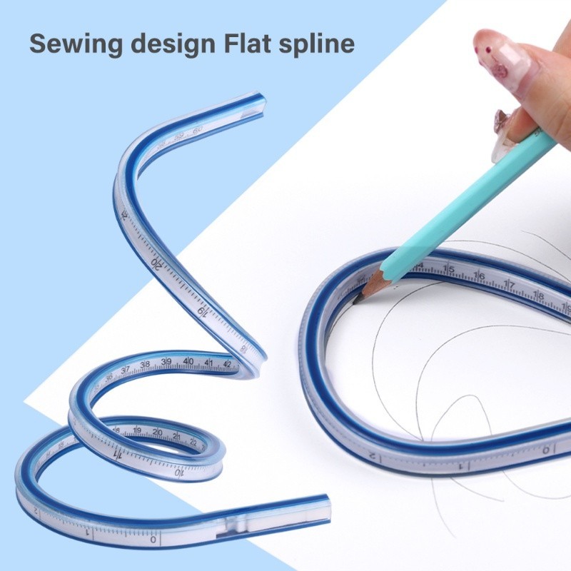 Measuring Flexible Curve Ruler / Snake-shaped Ruler Plate Making Ruler ...