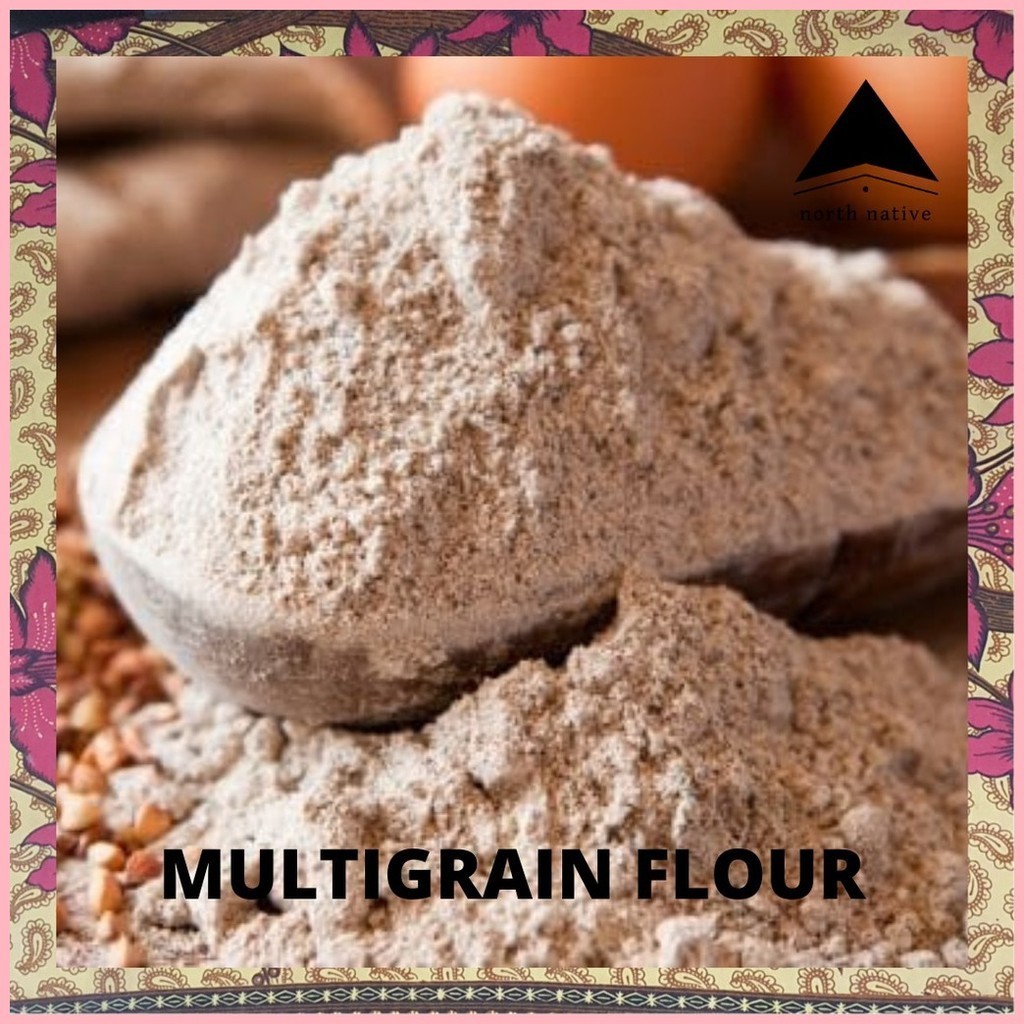 Multigrain Flour (24% Protein), 1kg, from WHEAT, SOYA, CHICKPEA, OAT ...