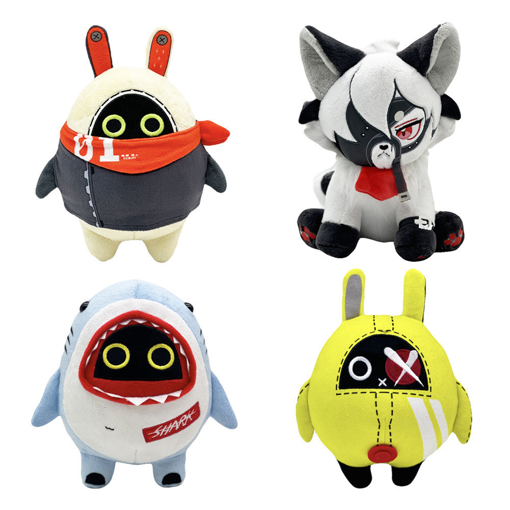 Sharkboo Plush Eye-catching Zenless Zone Zero Bangboo Cute Animal Plush ...