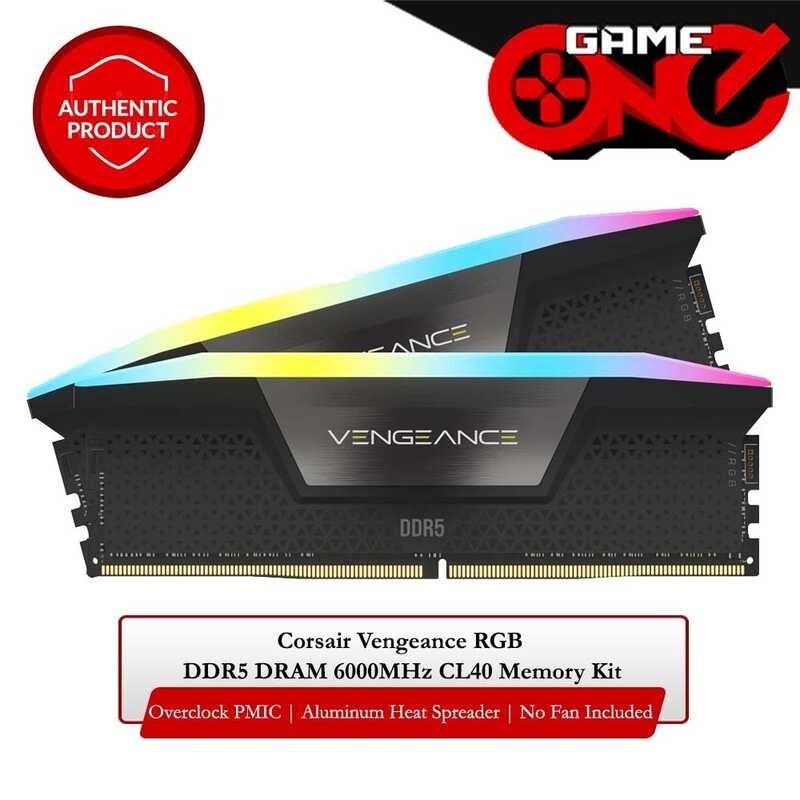 COD Corsair Vengeance RGB DDR5 DRAM 6000MHz C40 Memory Kit - Black ...