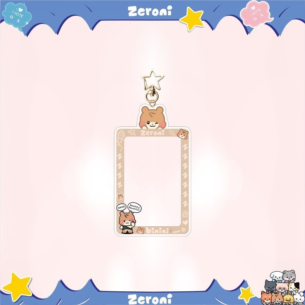 Kpop Idol ZEROBASEONE ZB1 Zeroni Photo Card Holder Keyring | Shopee ...