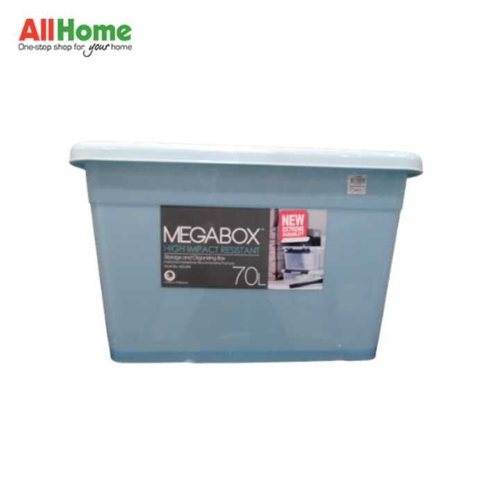 MEGABOX Storage Box 70Liters (Trans Blue, Trans Clear) | Shopee Philippines